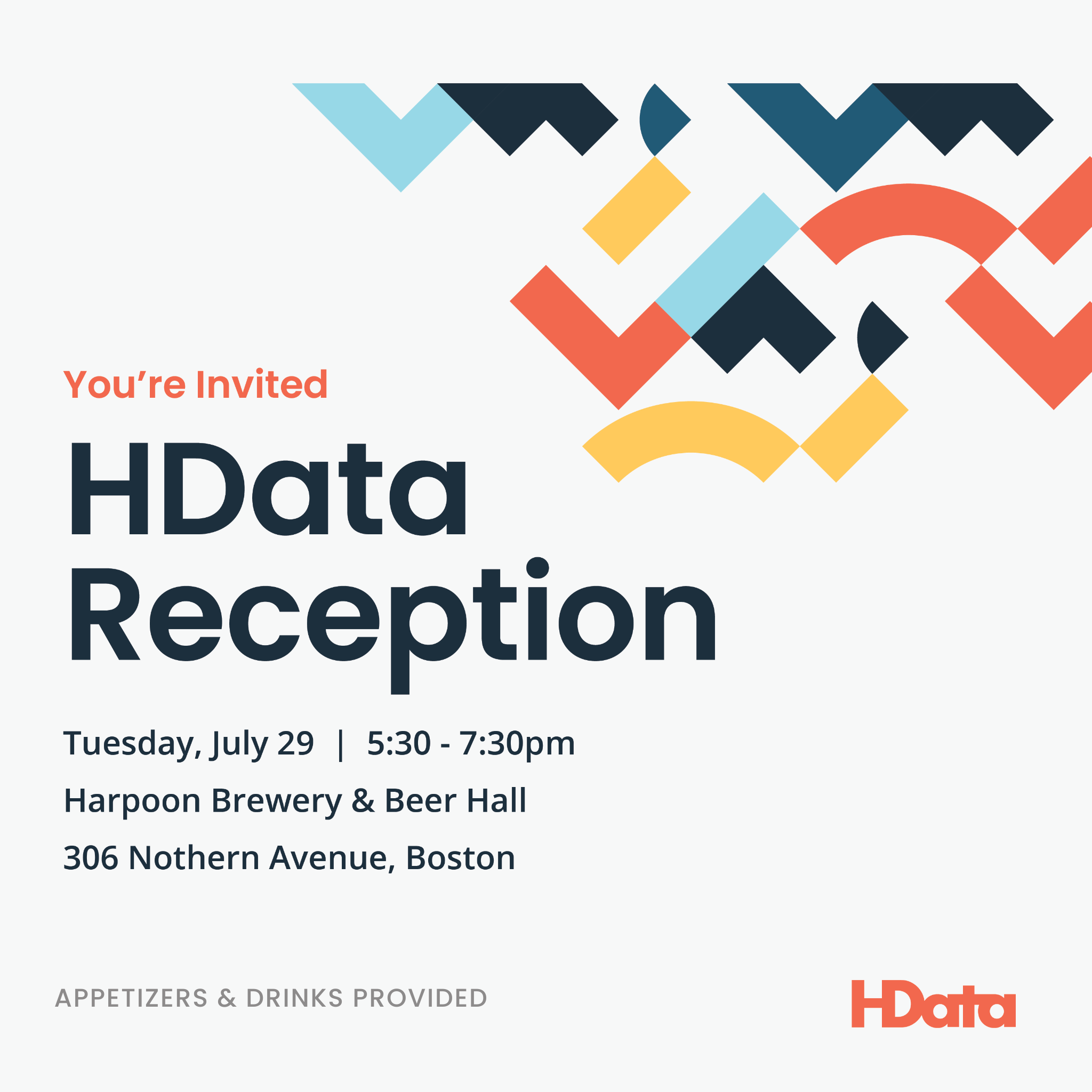 You're Invited! RSVP to HData's Recepetion